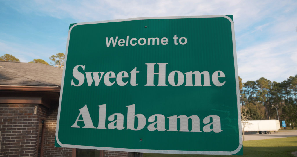 Sweet Home Alabama sign - shineStock